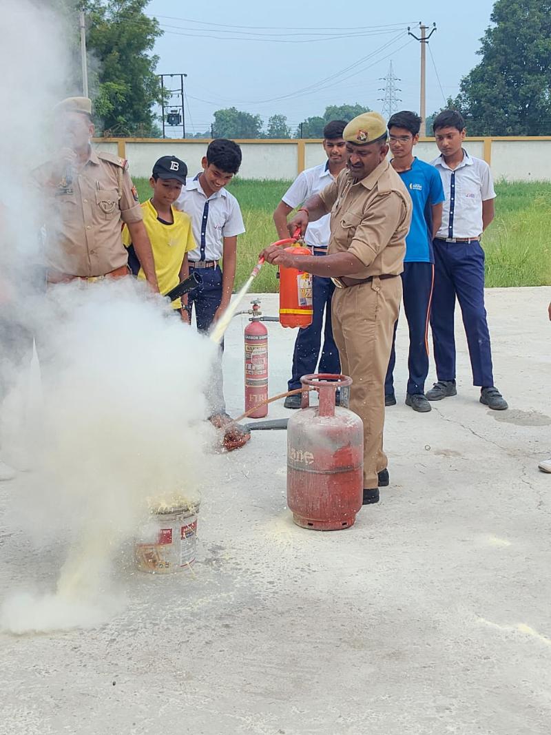 Fire Safety Awareness Program - Jaipuria School